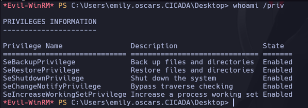 Writeup Cicada